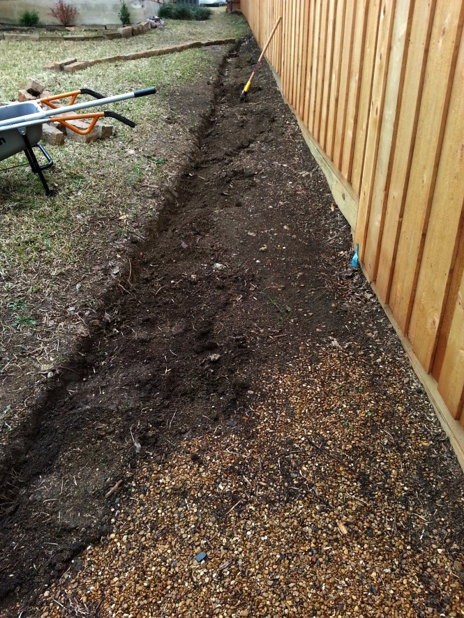 Day 10: when a trench becomes a dry creek bed – Adventures of a DIYer